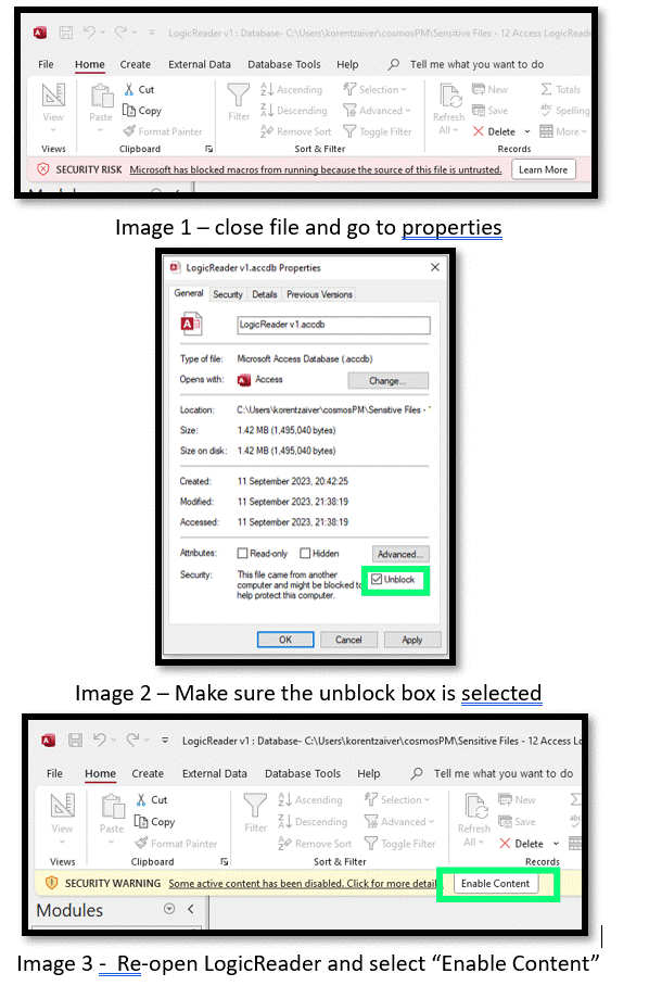 Setting up converter – LogicReader